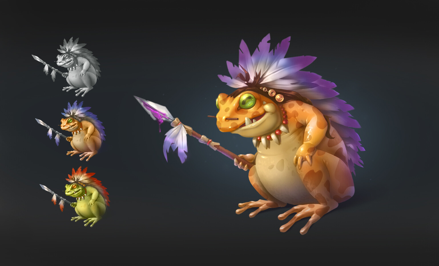 ArtStation - Frog Injun