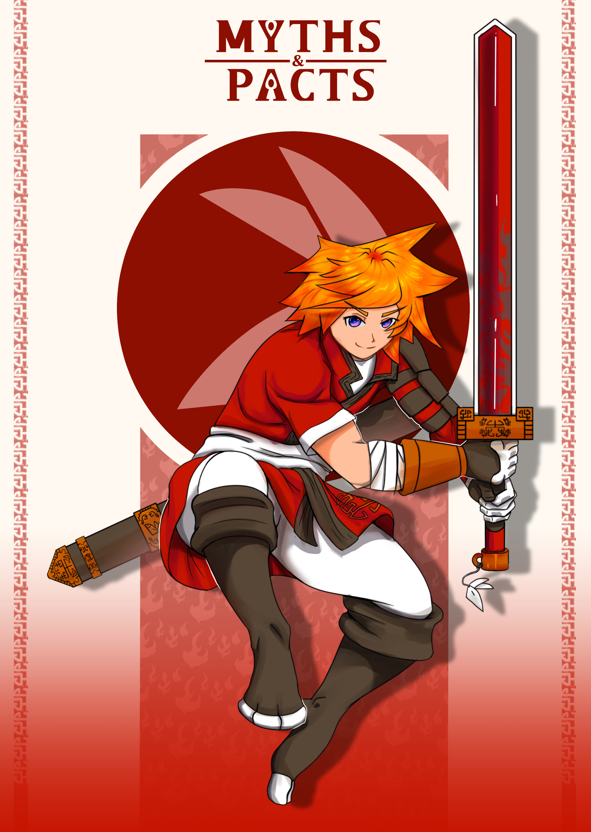 ArtStation - Tiào the Scorching Swordsman