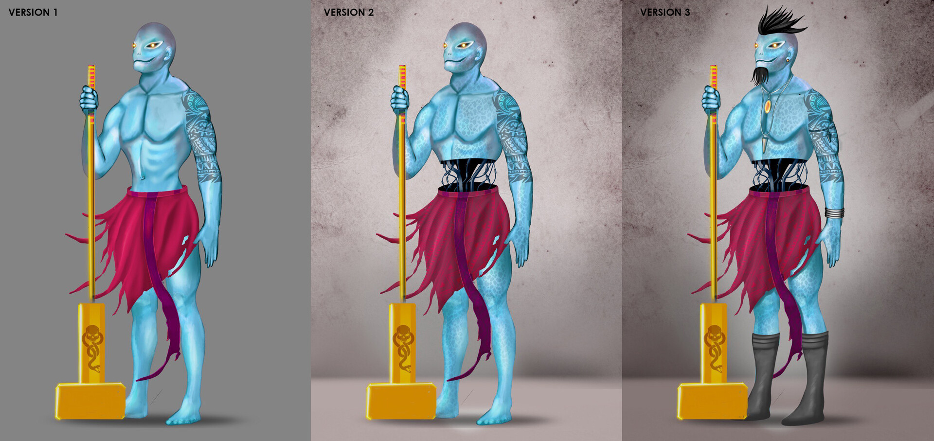 ArtStation - concept art - space based character