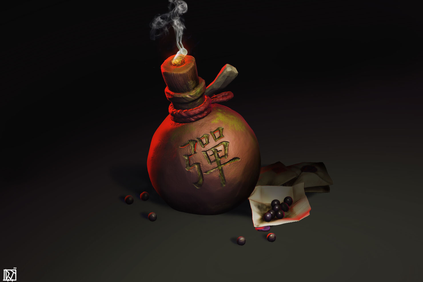 ArtStation - pot bomb - ZBrush Art Jam