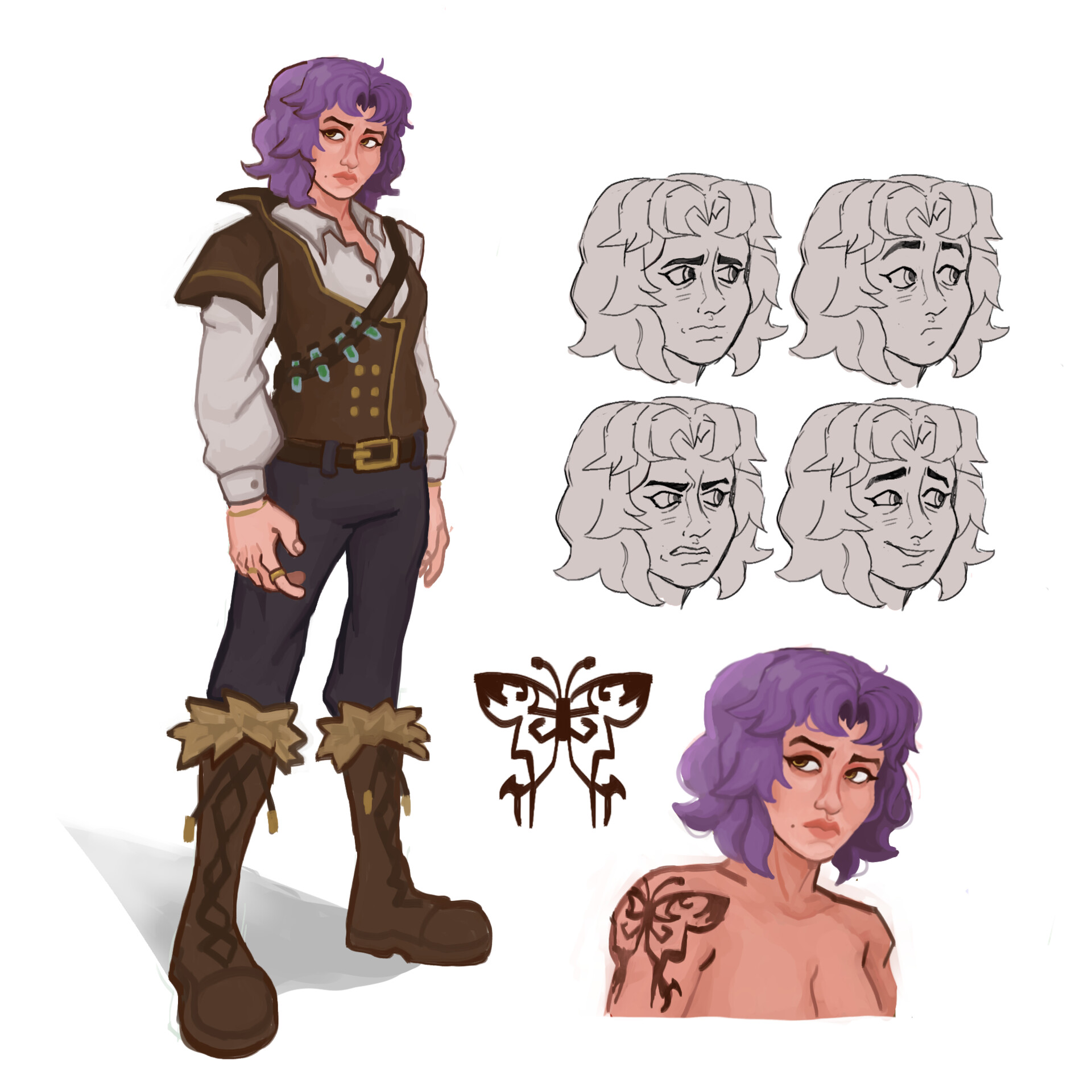 ArtStation - vampire hunter concept