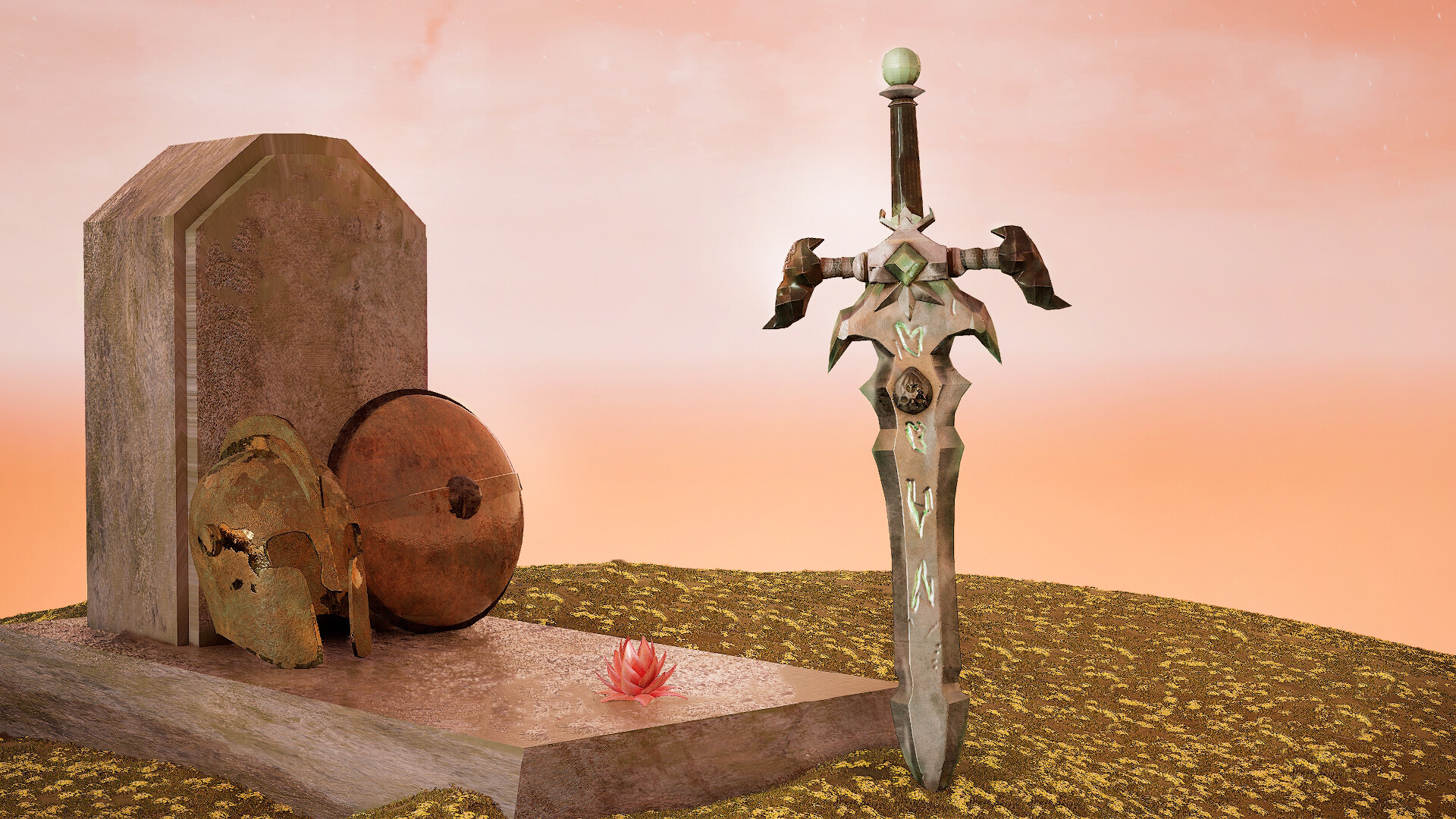 ArtStation - Hero_Scene