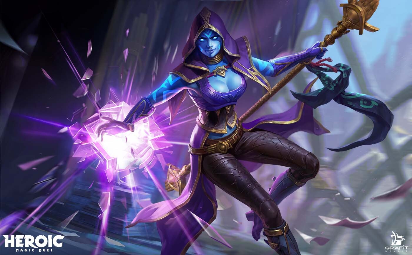 ArtStation - Heroic - Magic Duel - Splash Art