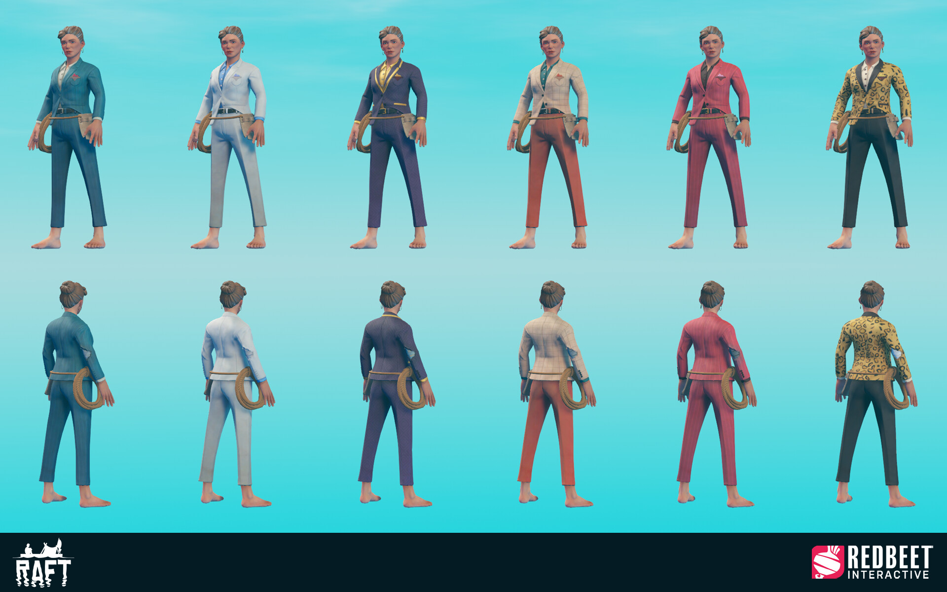 how to make clothes in raft