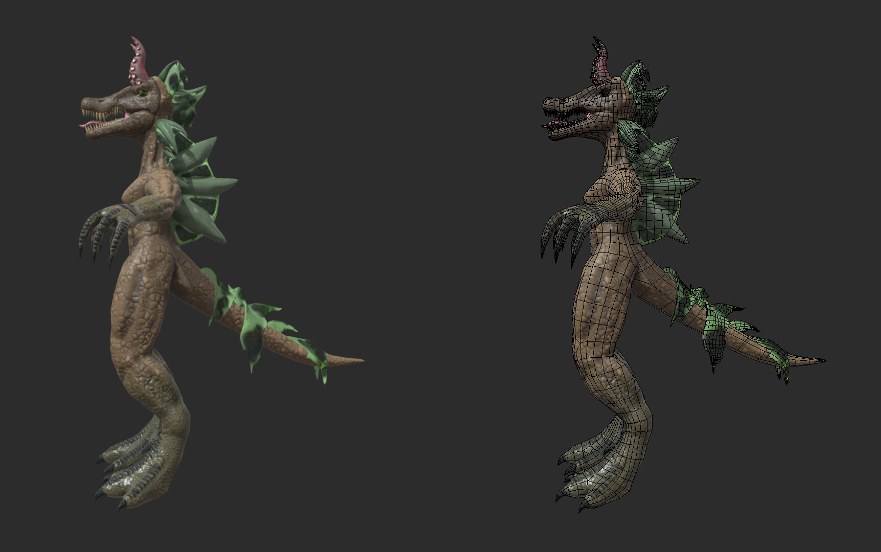 Holly Palmer - Female Humanoid Spinosaurus