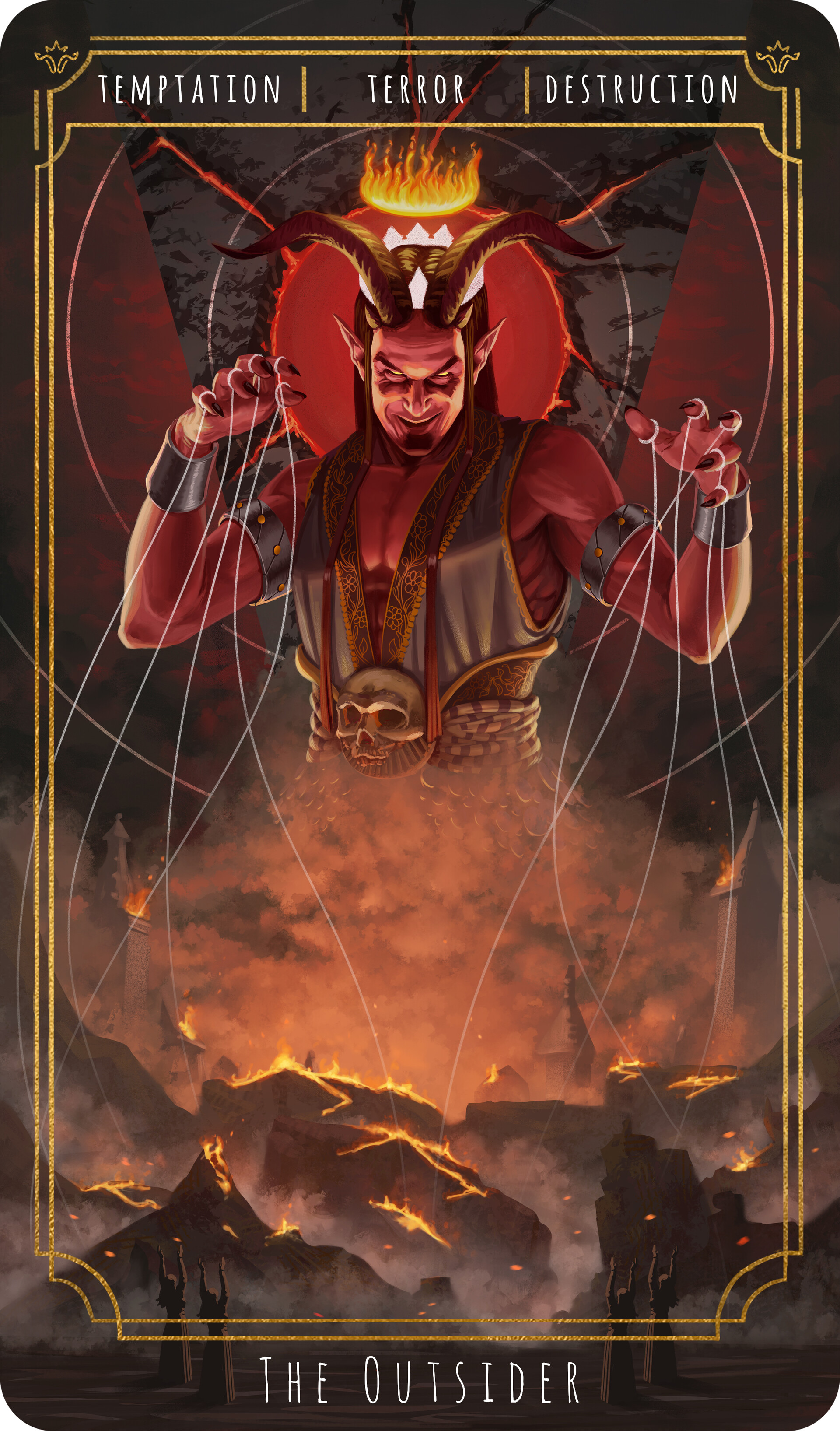 ArtStation - The Outsider - Tarot card