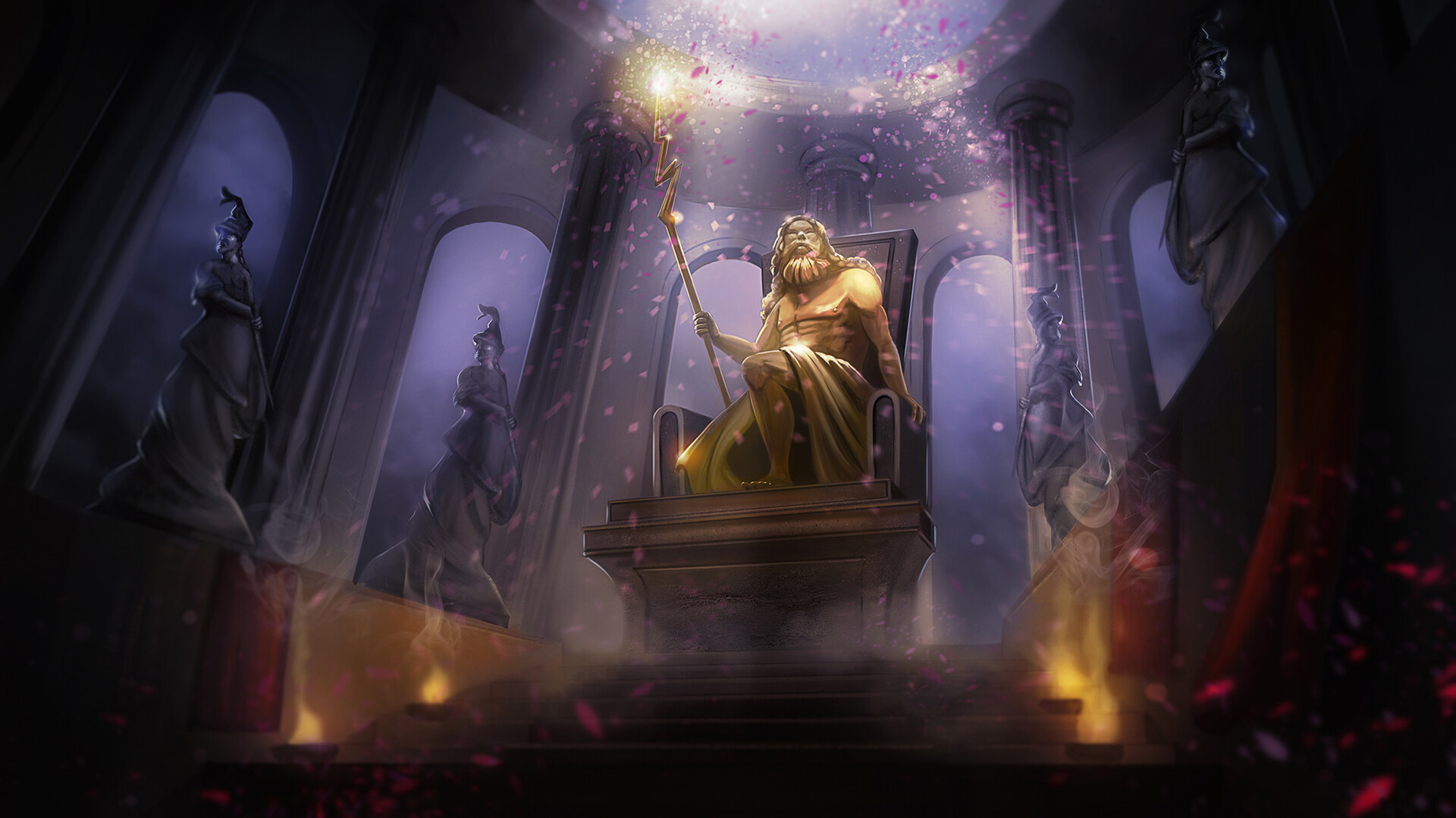 ArtStation - The Seven Wonders - Statue of Zeus