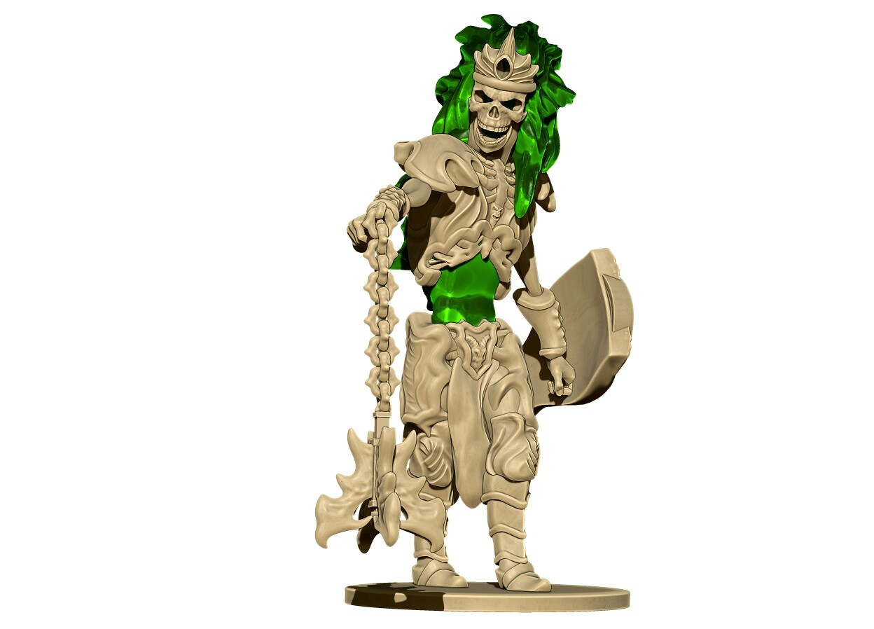 ArtStation - Fallen King - 3D Printable Model