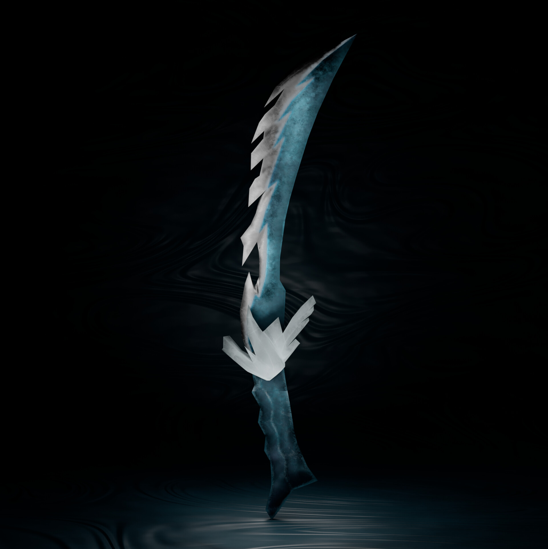 ArtStation - Shark Crystal Sword