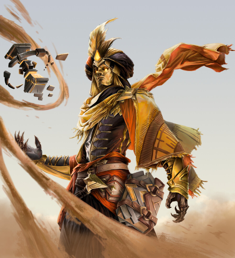 ArtStation - Sand wizard