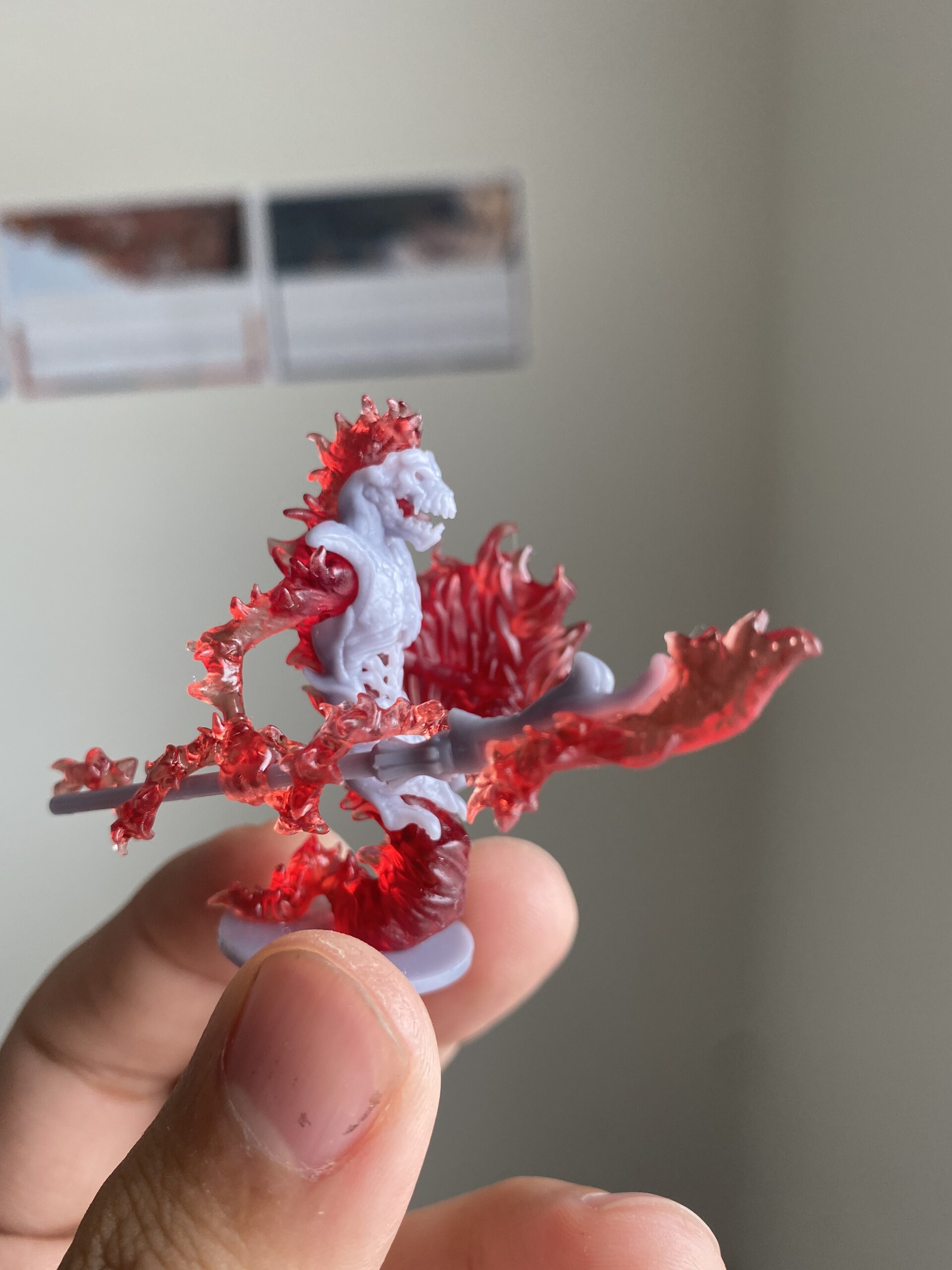ArtStation - Flaming Warrior - 3D Printable Model