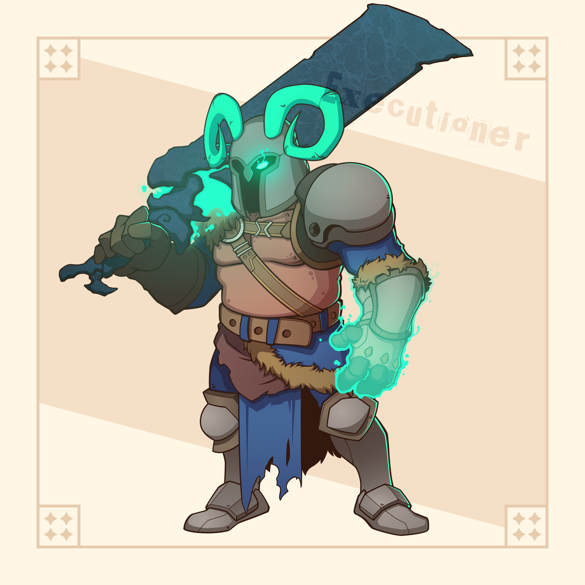 ArtStation - Mobile game character - Executioner