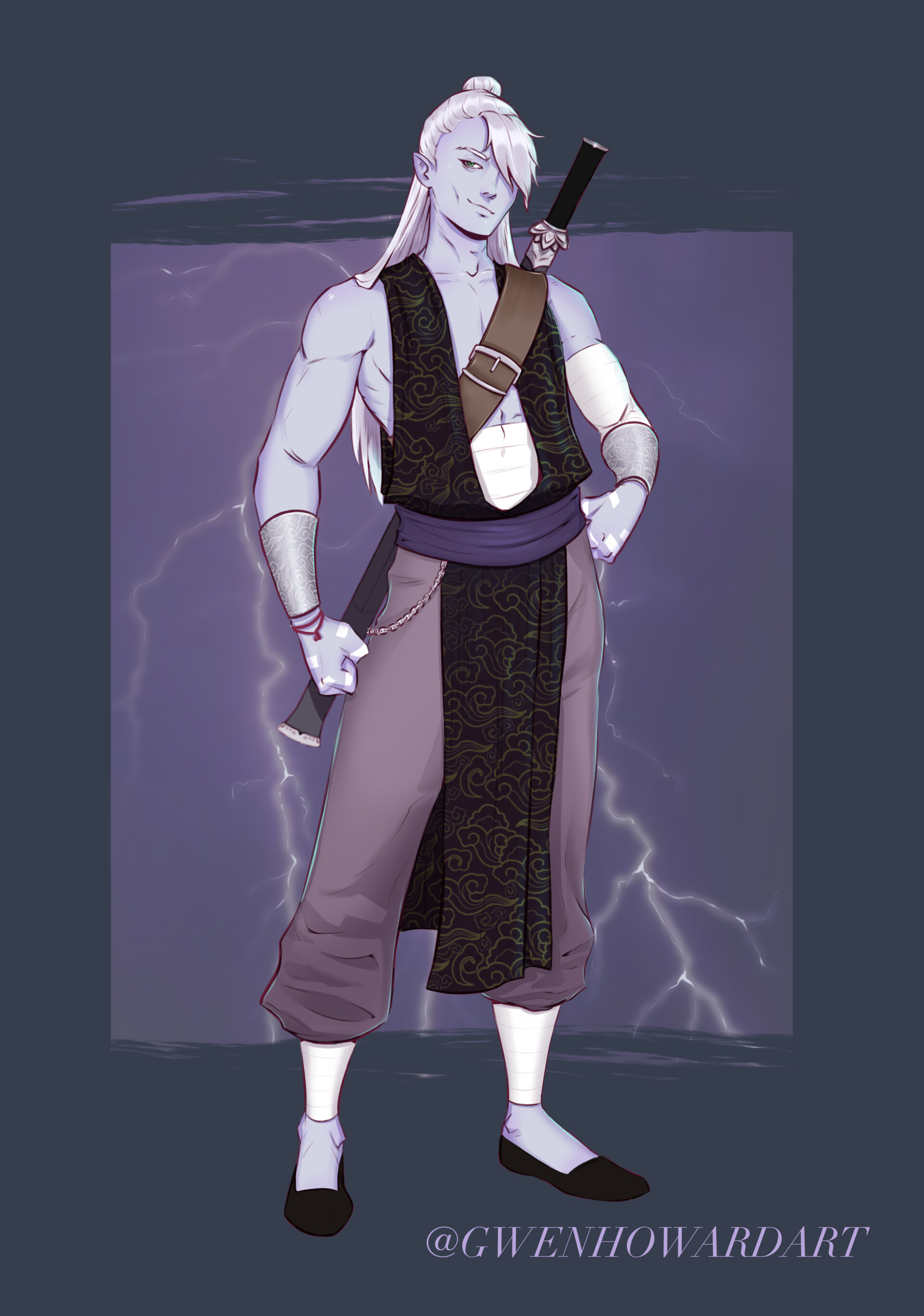 ArtStation - Monk Character Commission