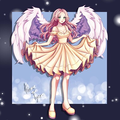 Anime Fox With Wings