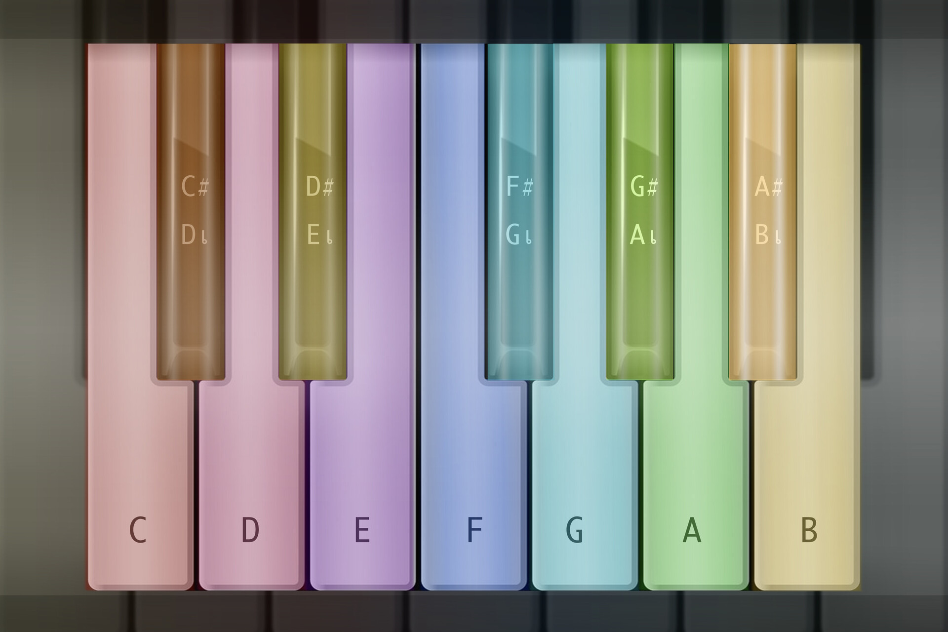 ArtStation - Quick Piano Chromatonic Sketch