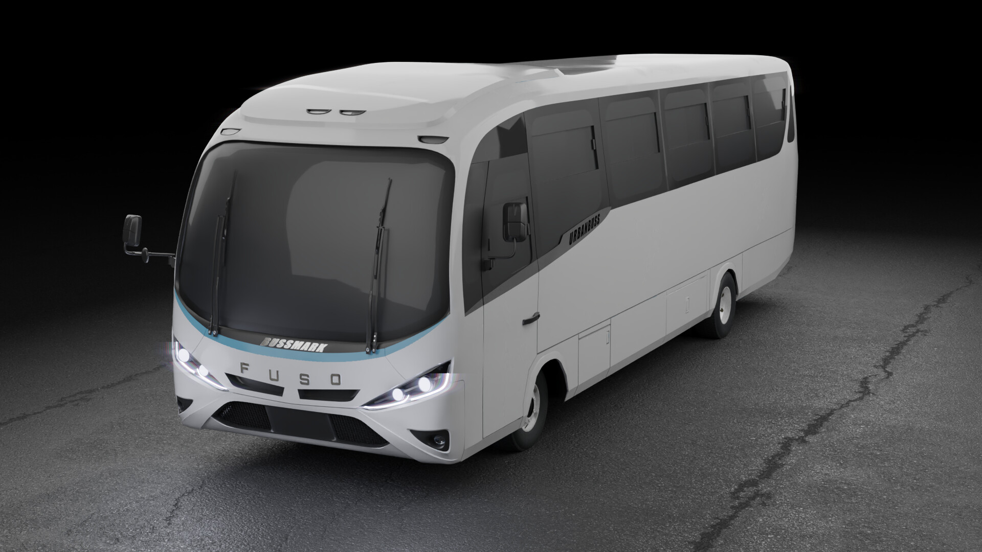 ArtStation - BUS FUSO Mercedes Benz