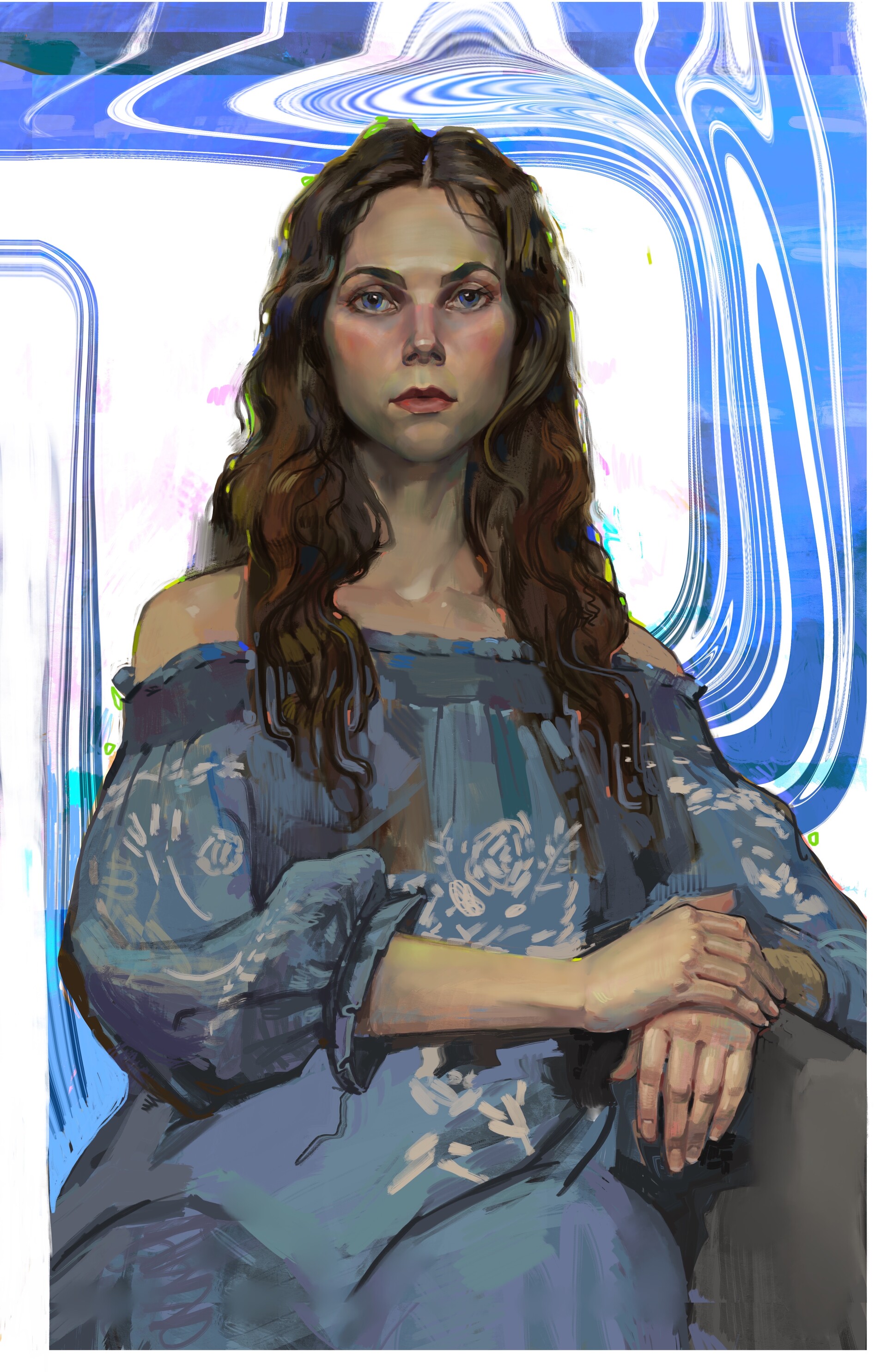 ArtStation - Girl portrait. Digital painting