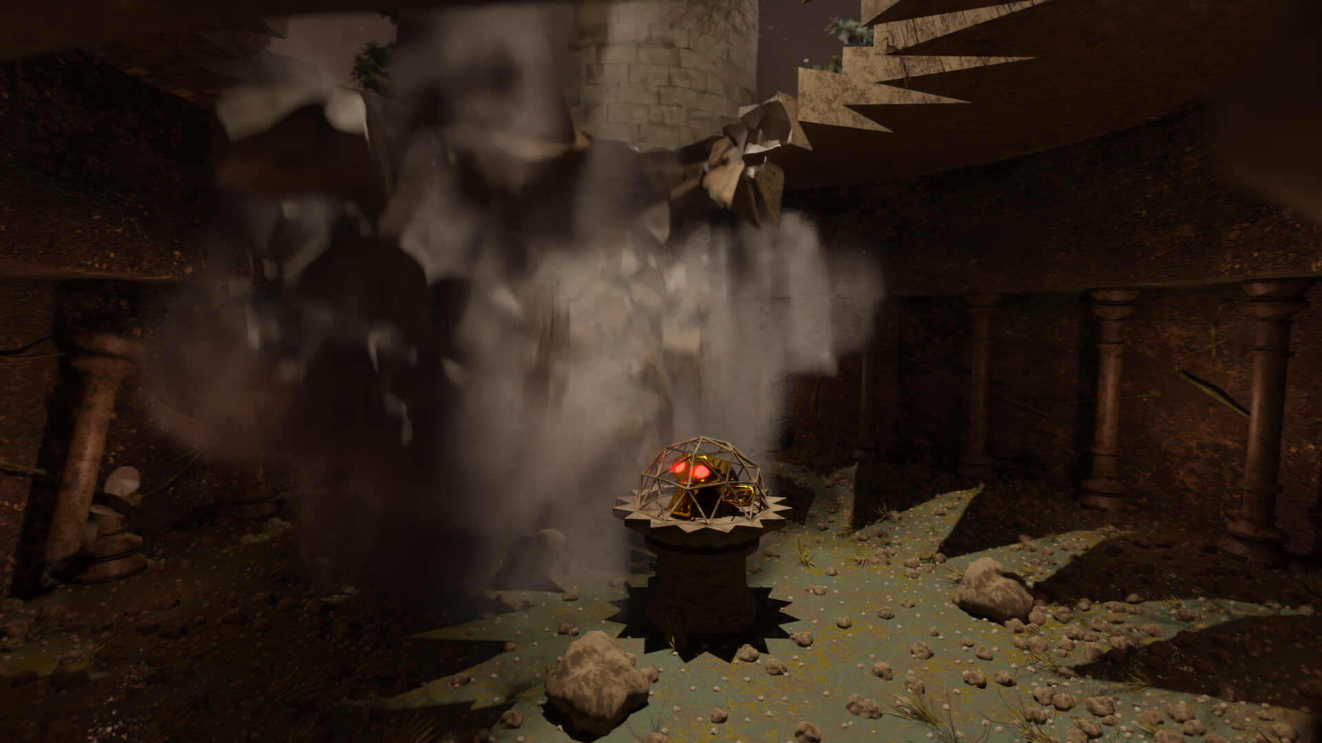 ArtStation - The collapse of Temple of the Sun