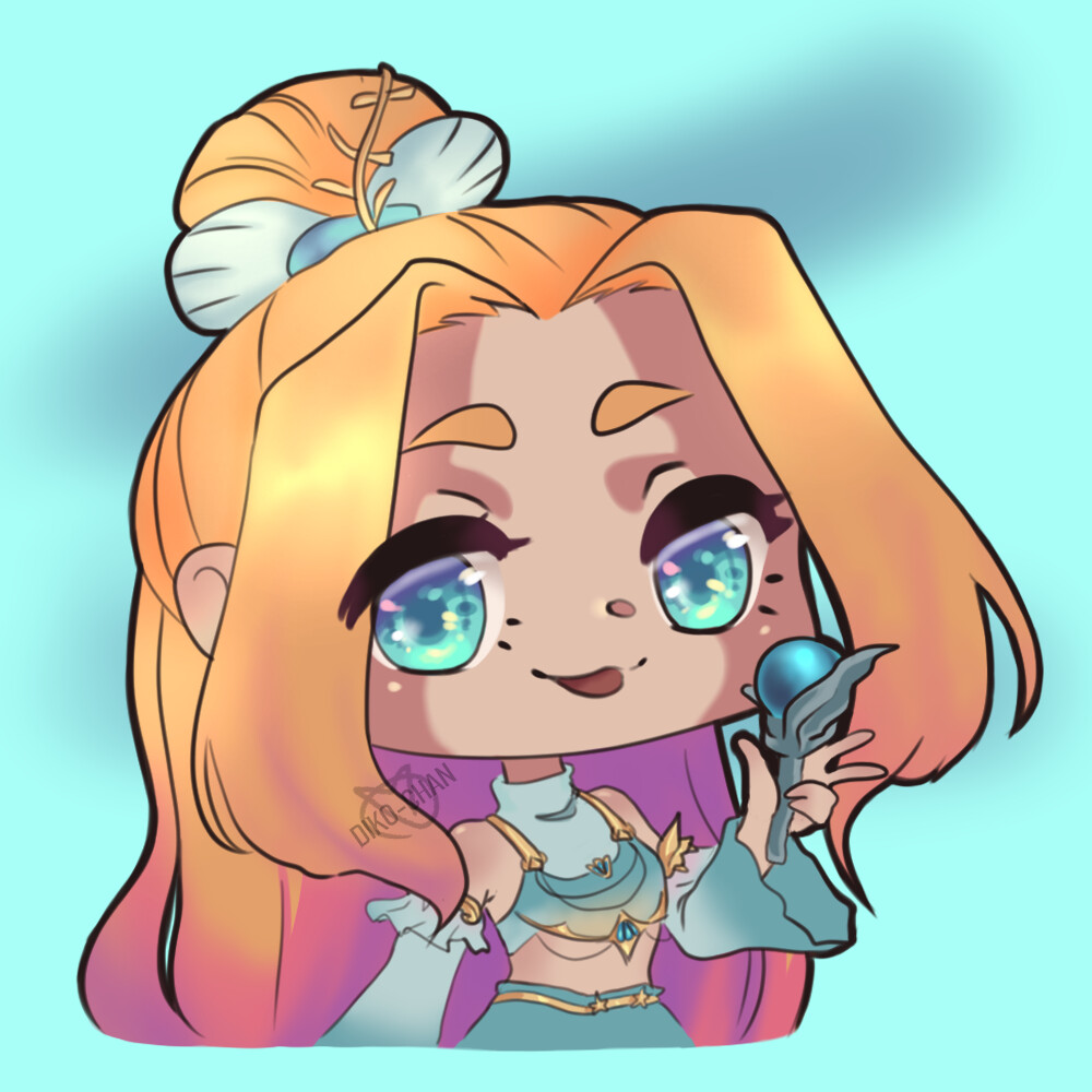 ArtStation - Chibi Prestige Ocean Song Seraphine
