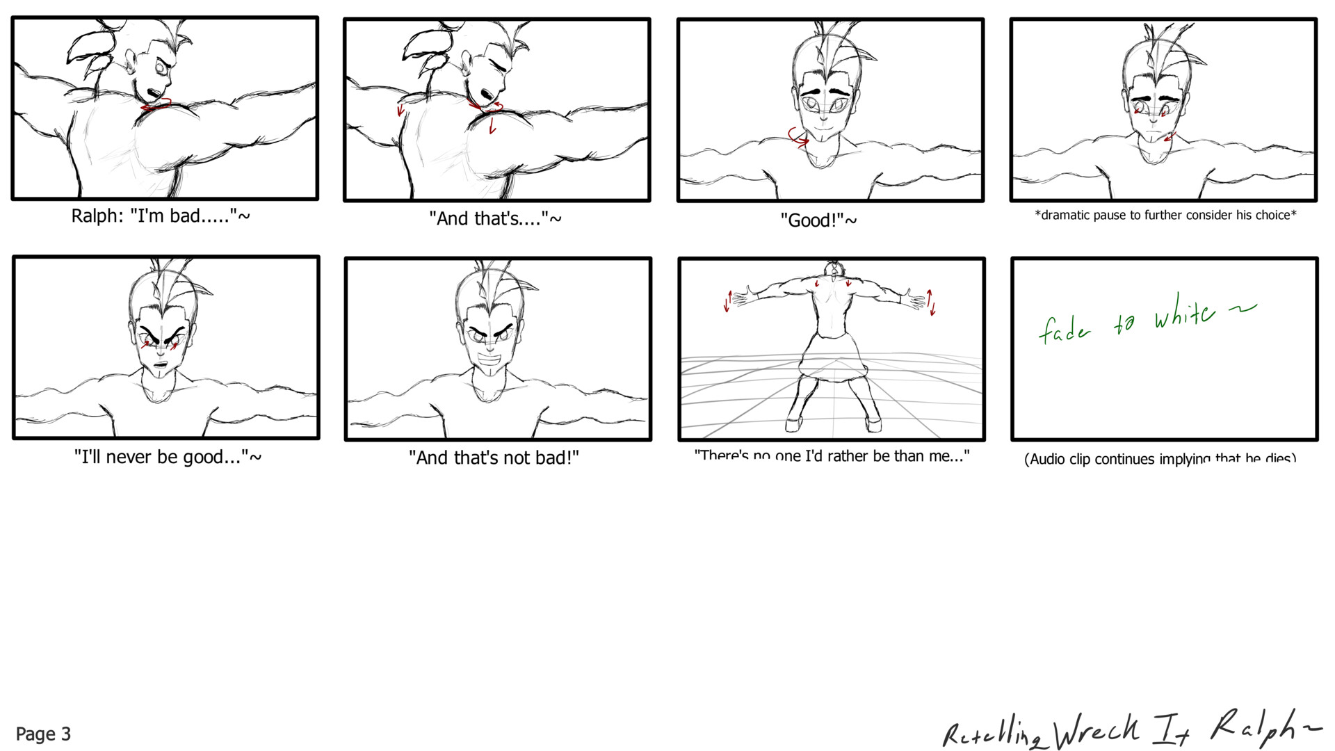 David Francis-Vaughan - Retelling Experiment: Wreck It Ralph Ending ...