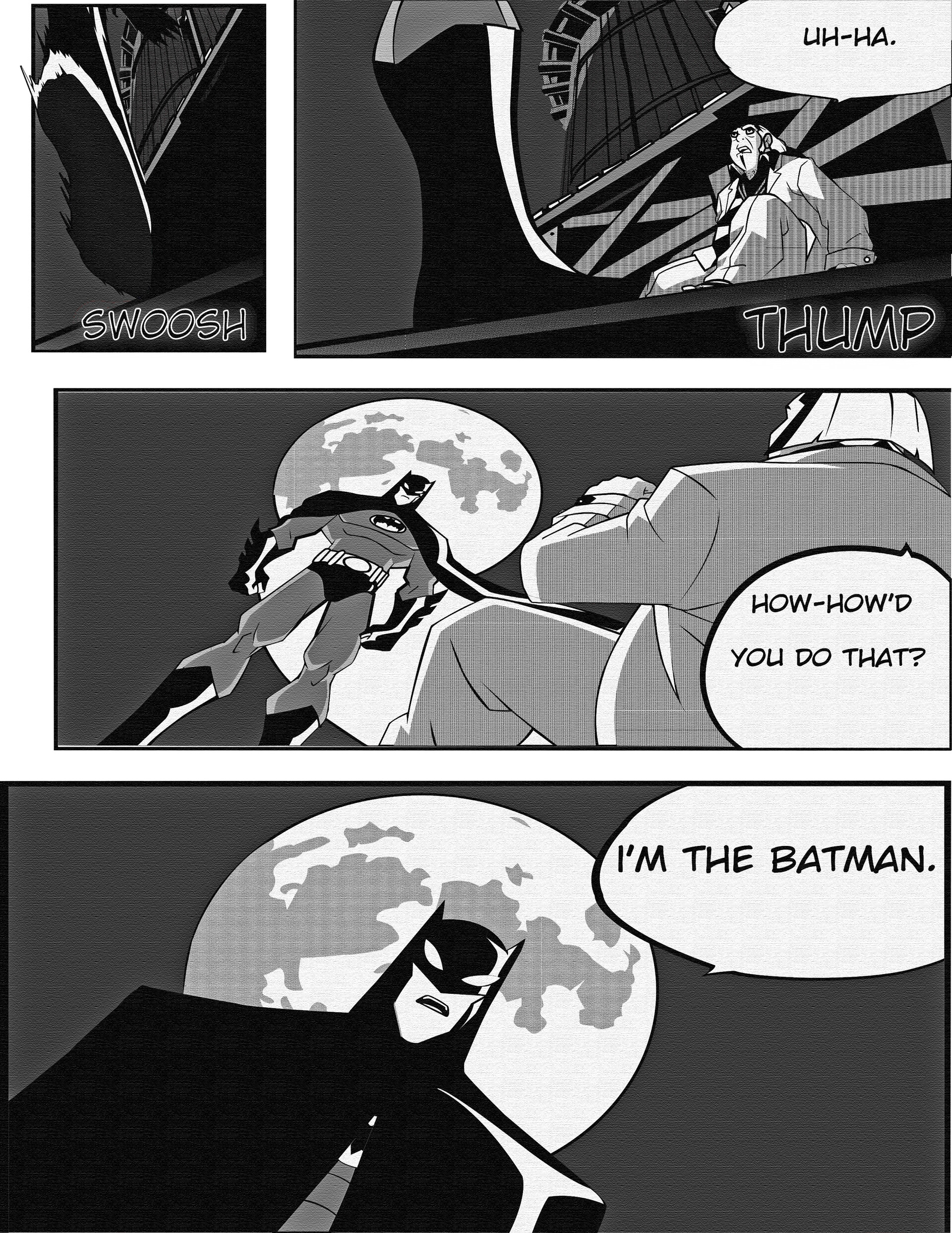 ArtStation - The Batman in Manga Format