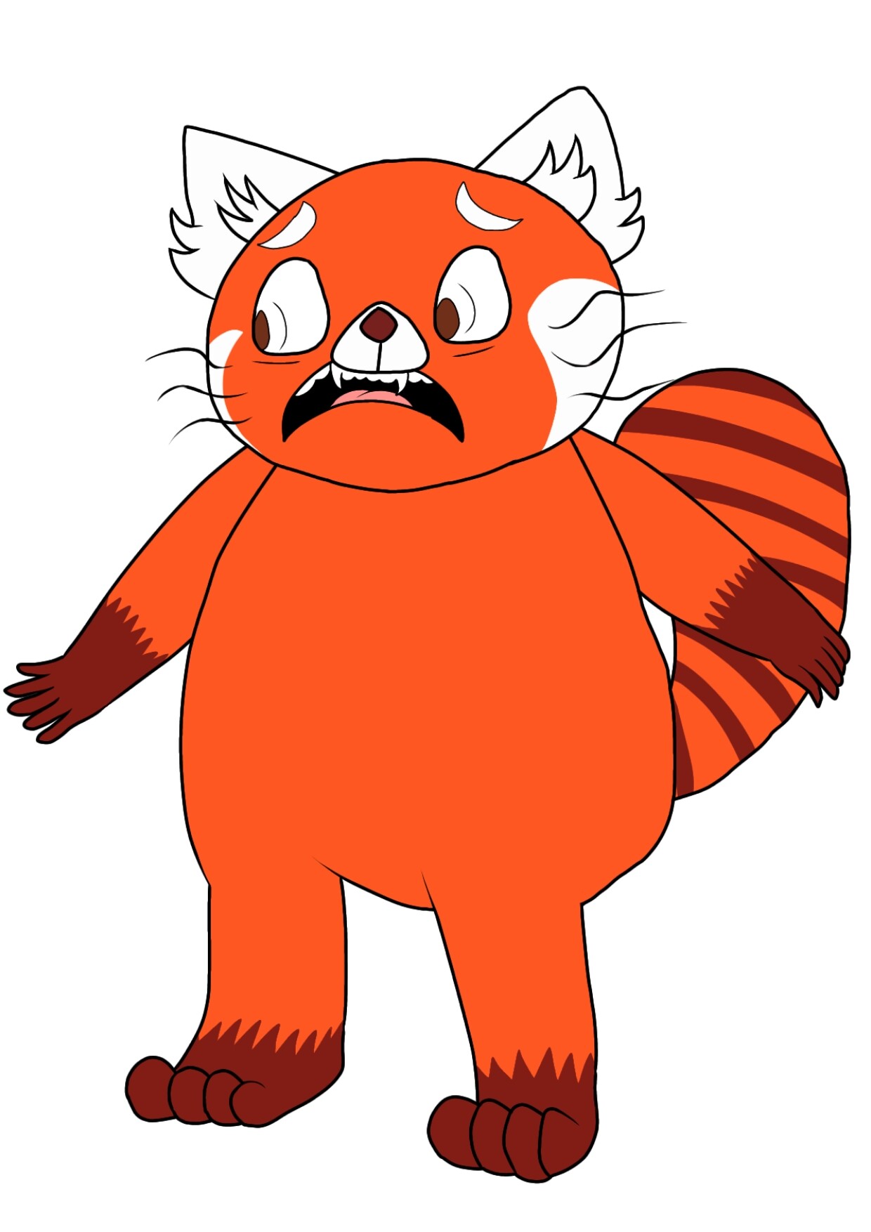 ArtStation - Meilin Lee Turns Red Panda