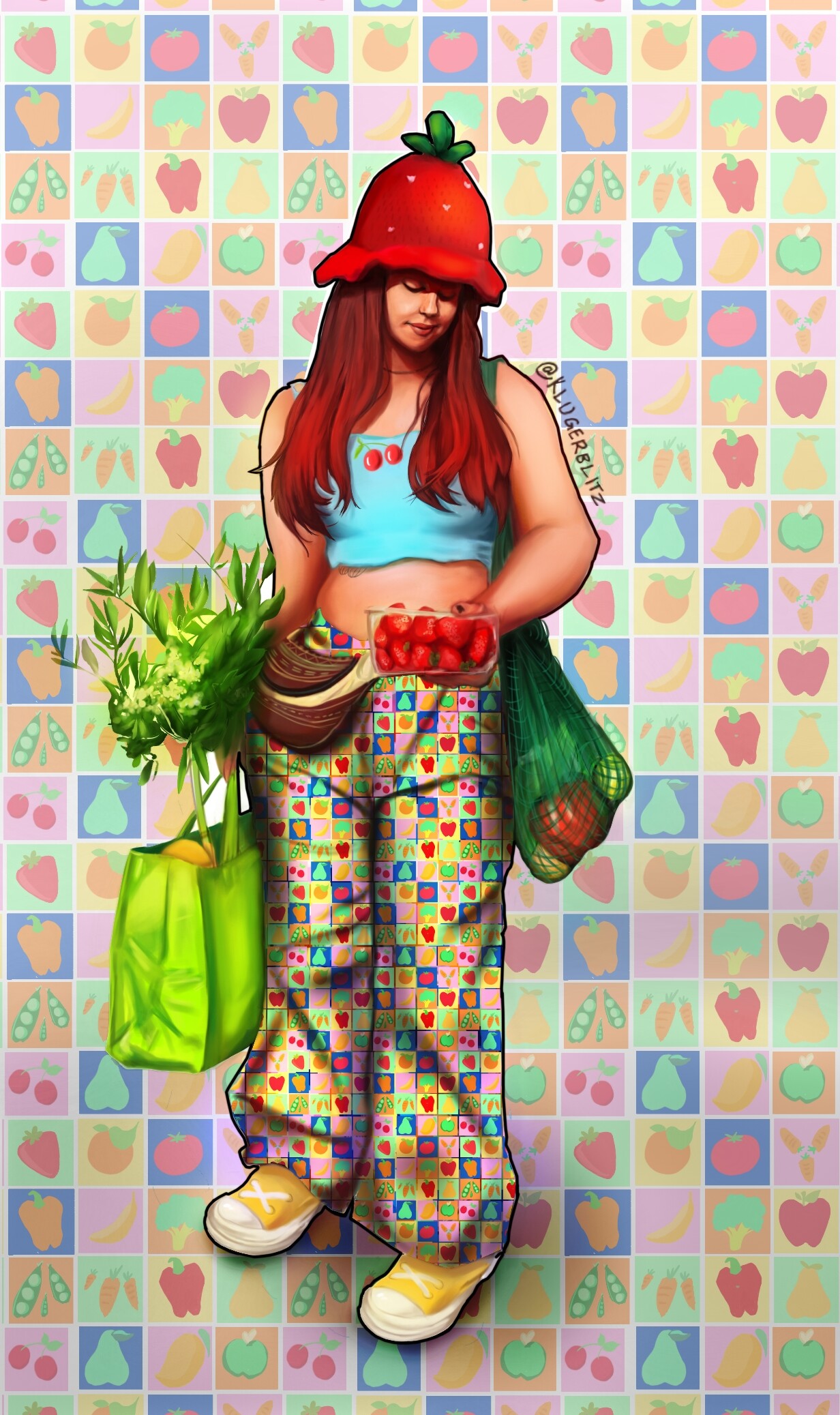 ArtStation - Fruits Lady (Study Redditgetsdrawn)