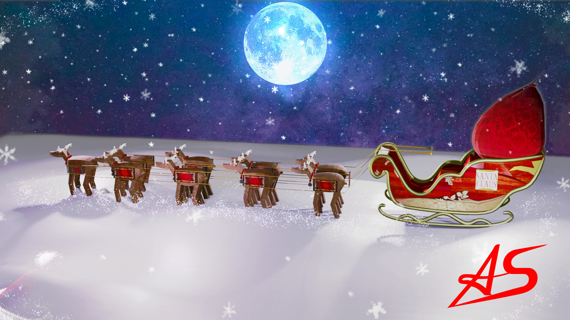 ArtStation - Santa's Magic Sleigh: Ready for the Adventure