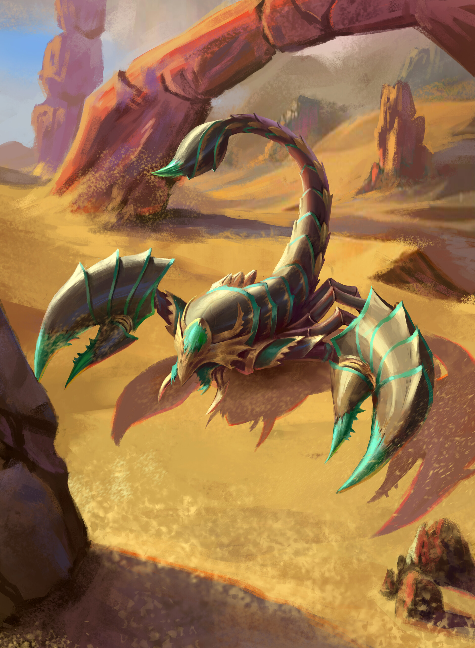 ArtStation - Desert Scorpion