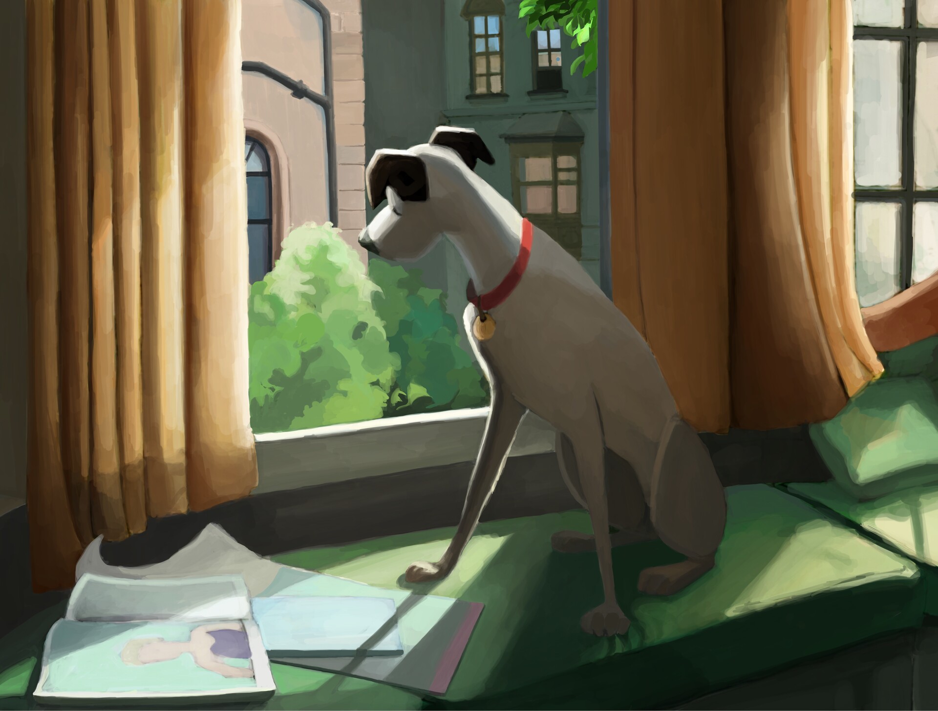ArtStation - Waiting dog…