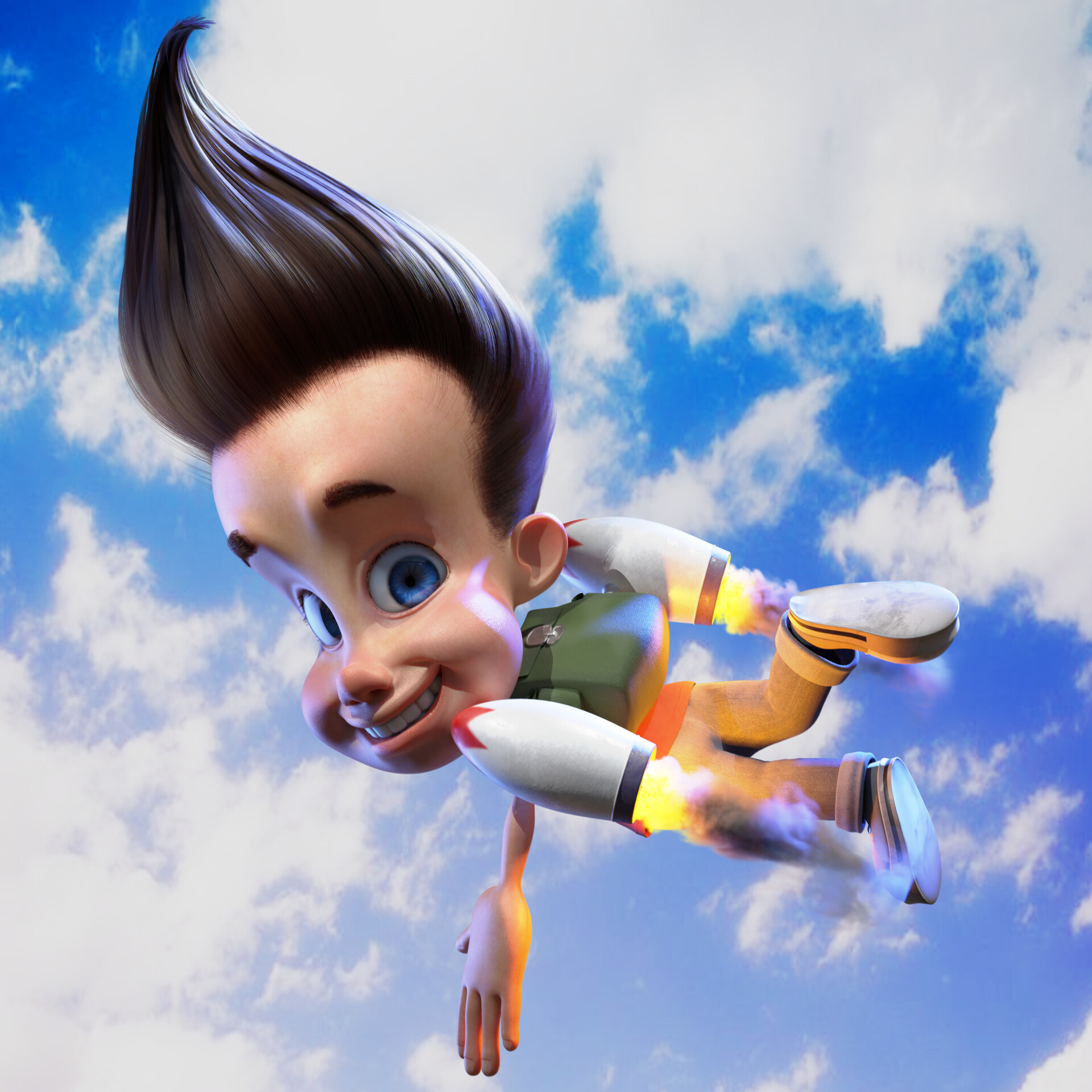 ArtStation - Jimmy Neutron - WIP