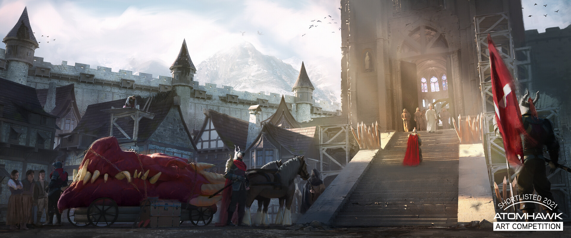 ArtStation - The Return - AtomHawk Challenge 2021