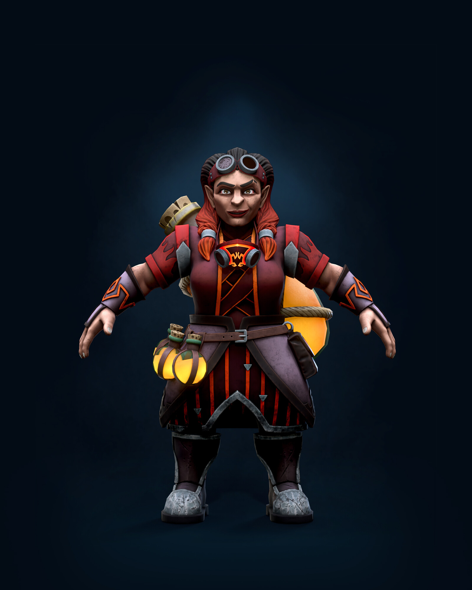 ArtStation - Dwarf potion thrower