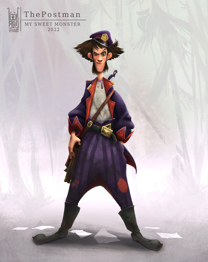 ArtStation - the Postmen \ Мy Sweet Monster 2022