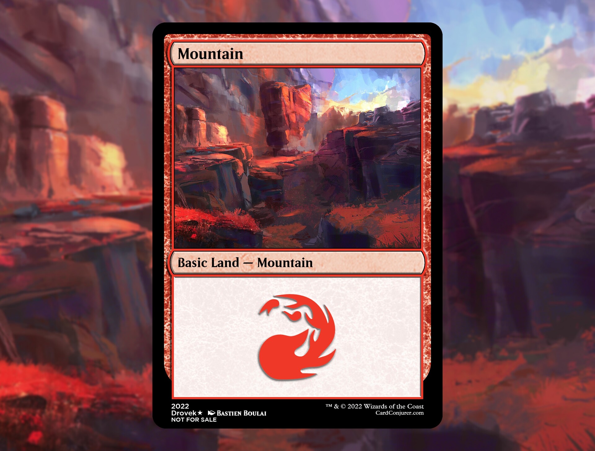 Bastien Boulai - Mtg Practice : Basic Land - Mountain