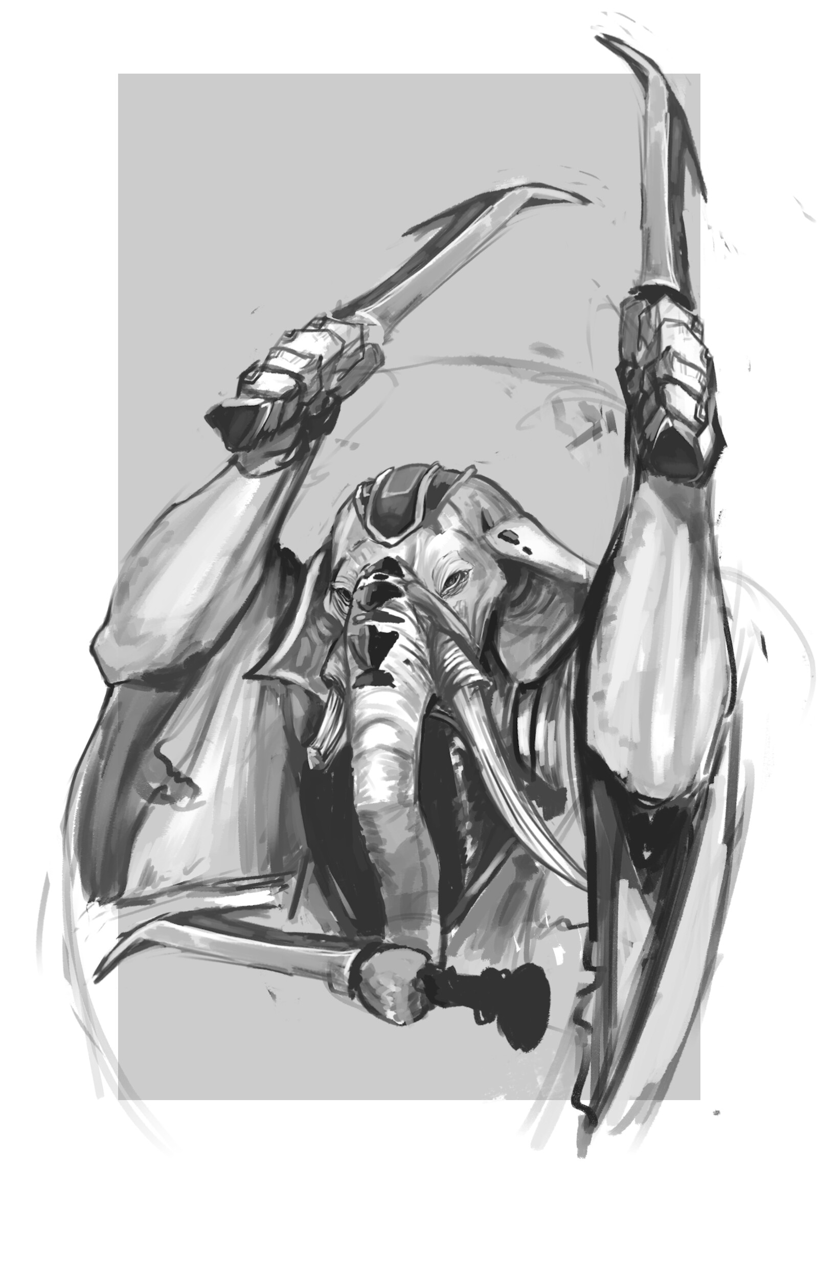 ArtStation - Loxodon (D&D race for client)