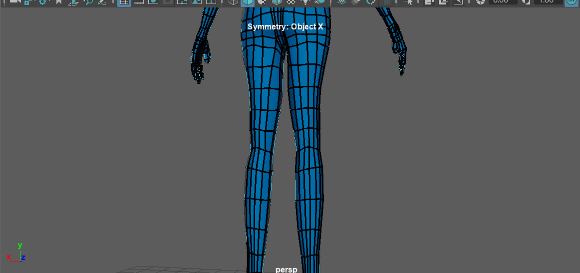 ArtStation - FULL BODY TOPOLOGY