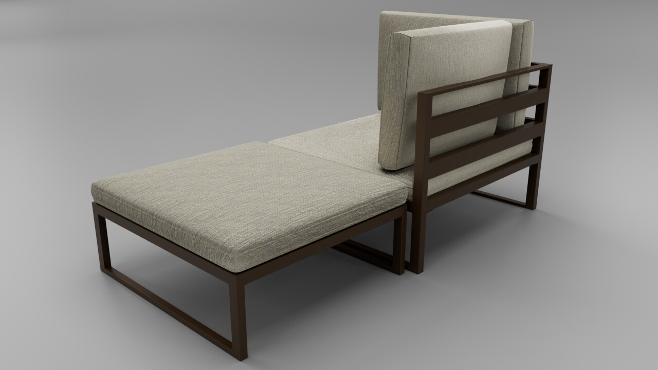 ArtStation - Sofa 3D Modelling & Texuring