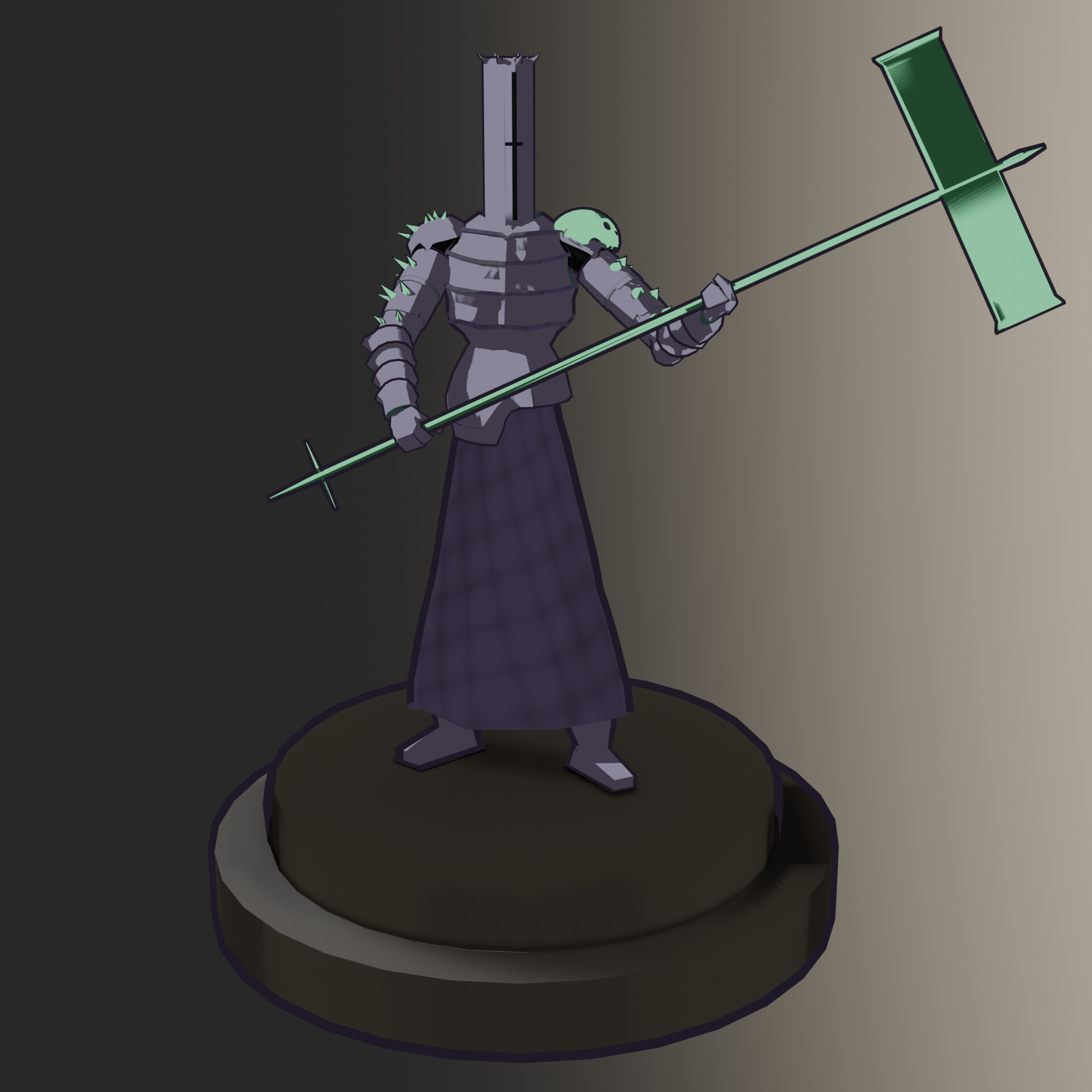 ArtStation - The Blue Knight