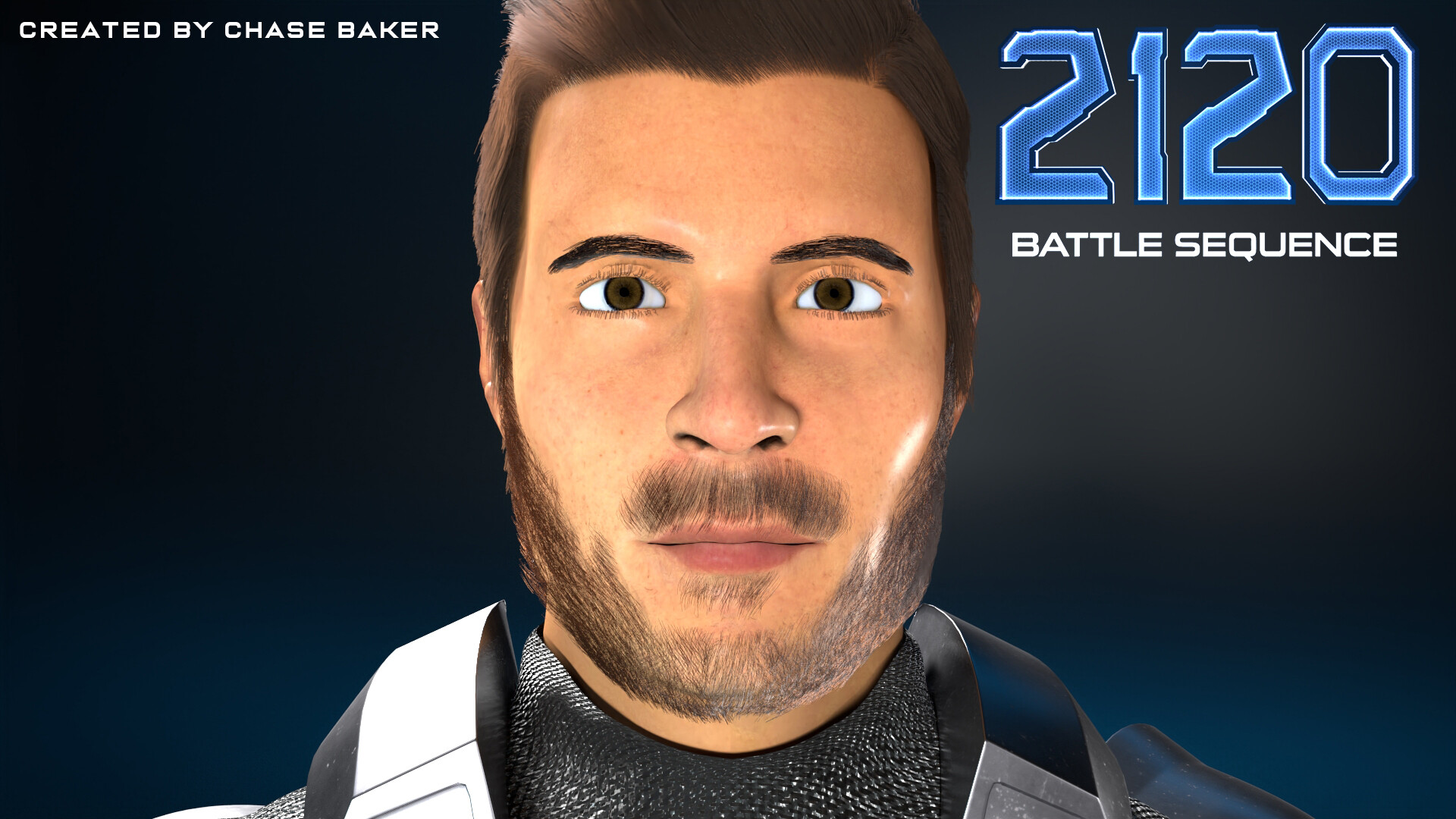 Chase Baker - Male Character - 2120 Battle Sequence