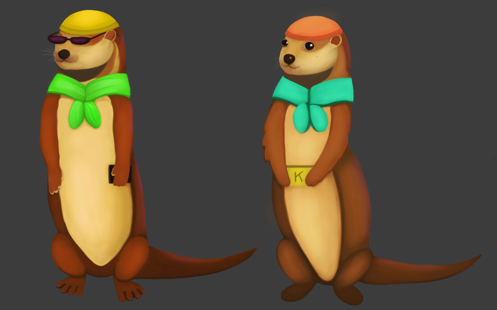 ArtStation - Otter characters
