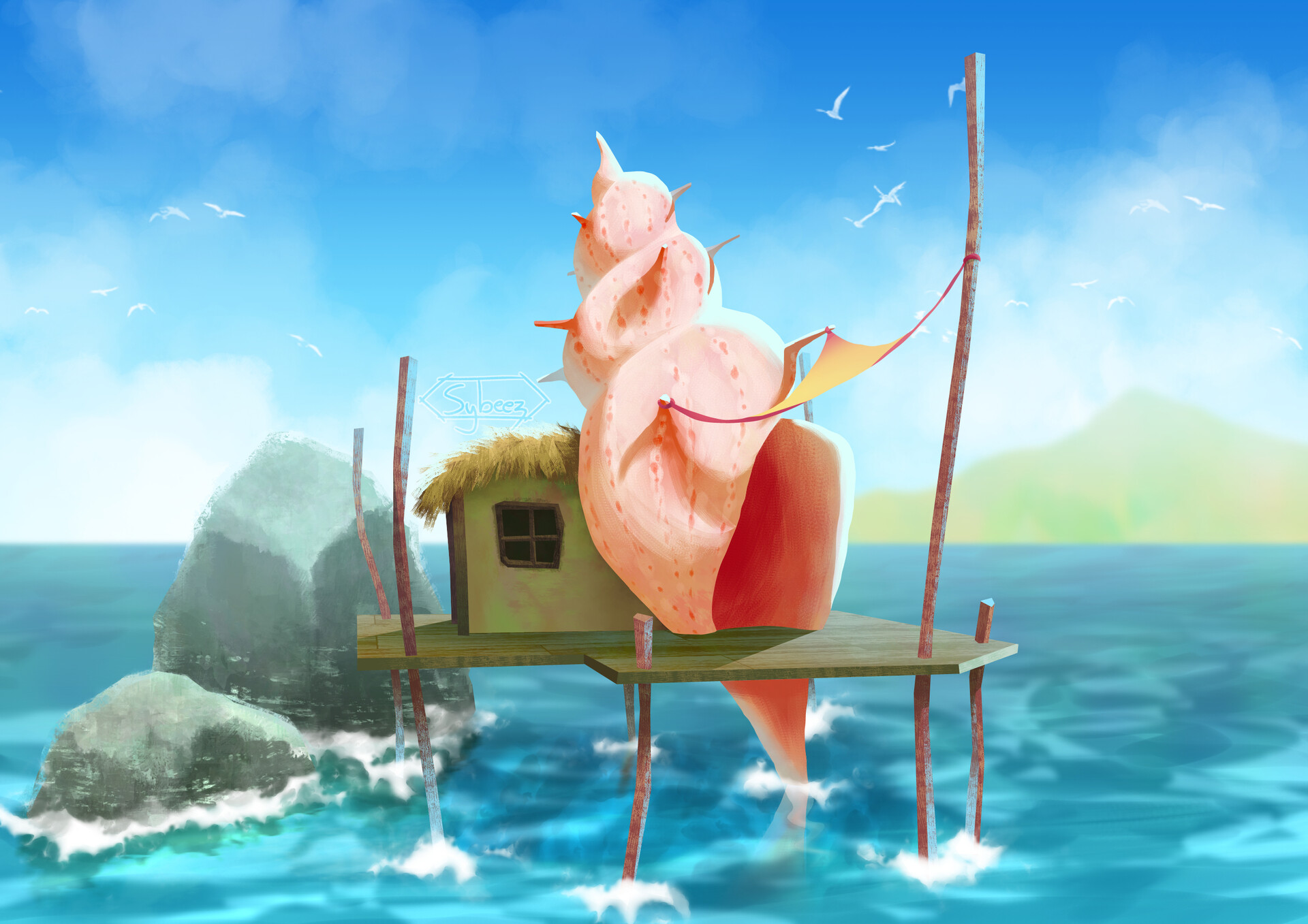 ArtStation - The Shell House