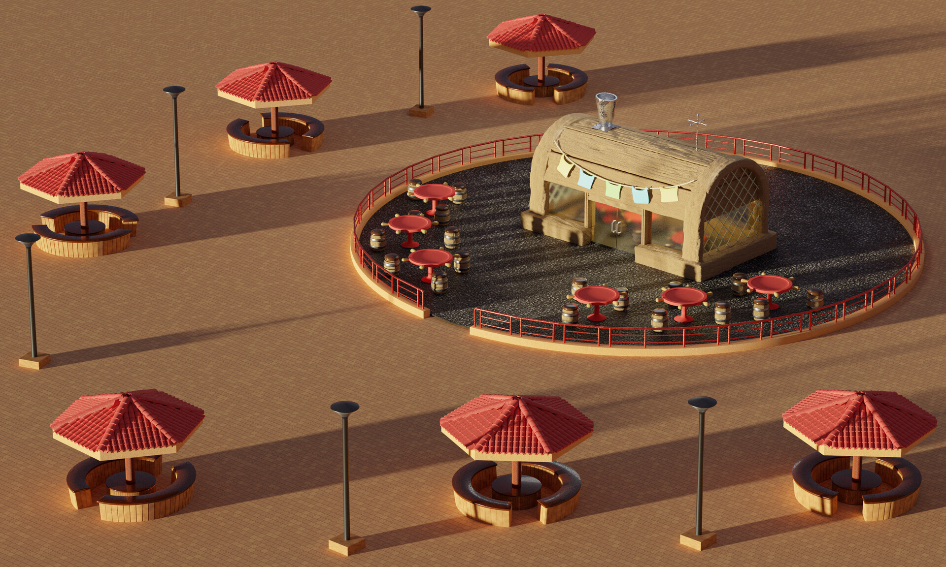 ArtStation - krusty Burger restaurant