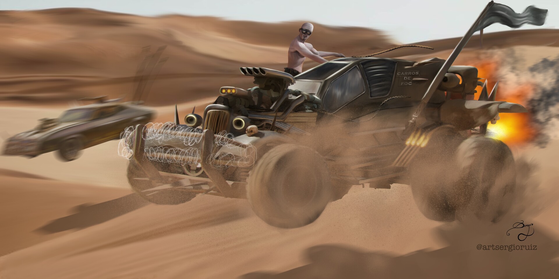 ArtStation - Concep art Mad Max