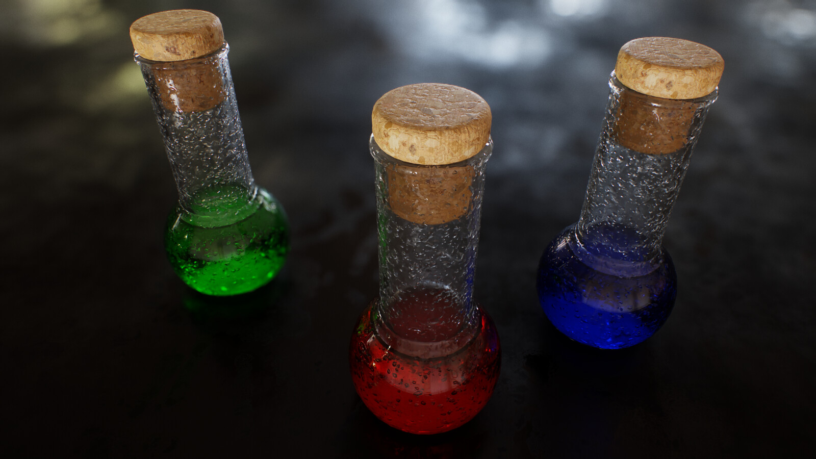 Matt G - Glass Bottles - Refraction Practice