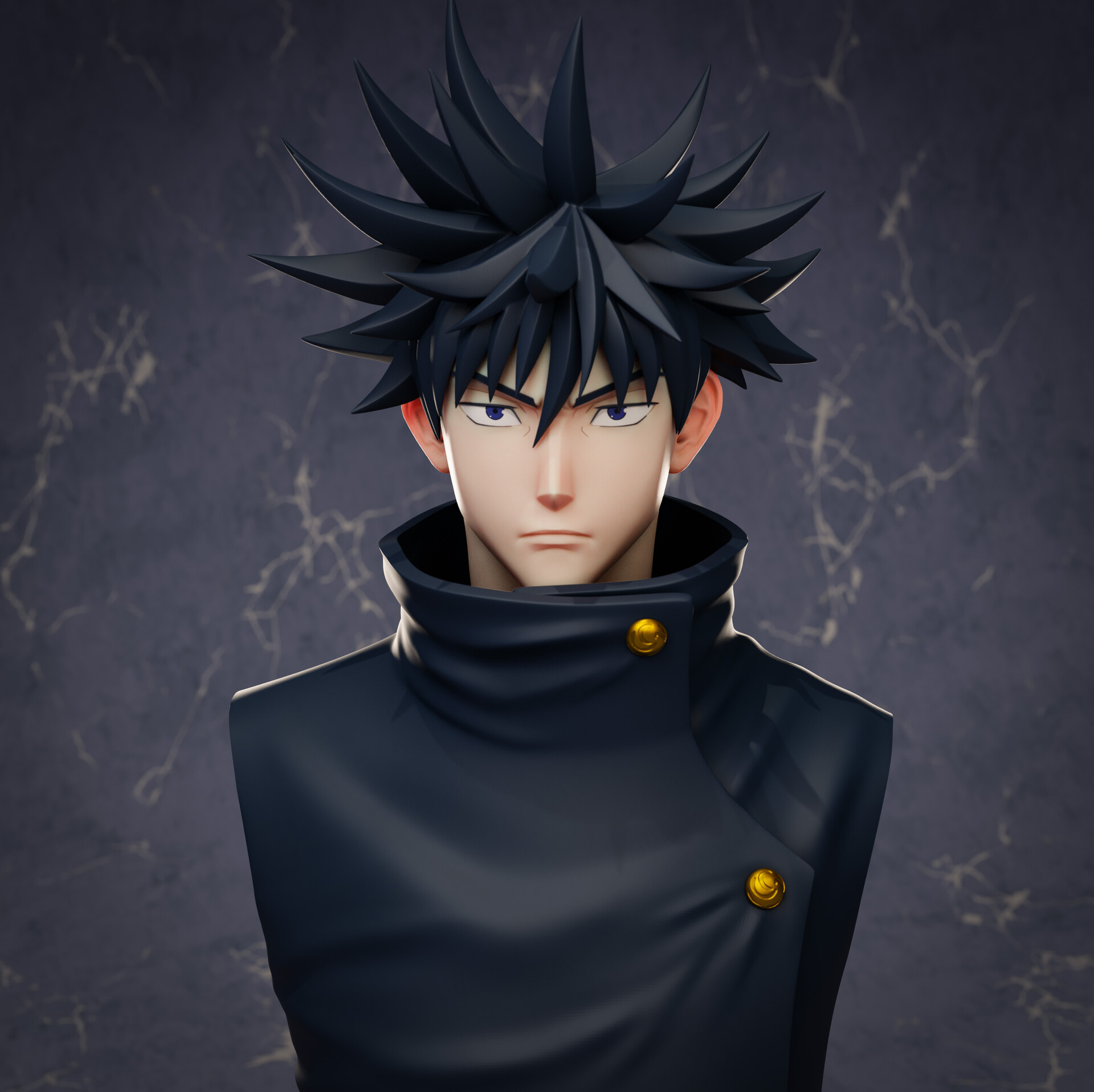 ArtStation - Megumi Fushiguro - Jujustu Kaisen