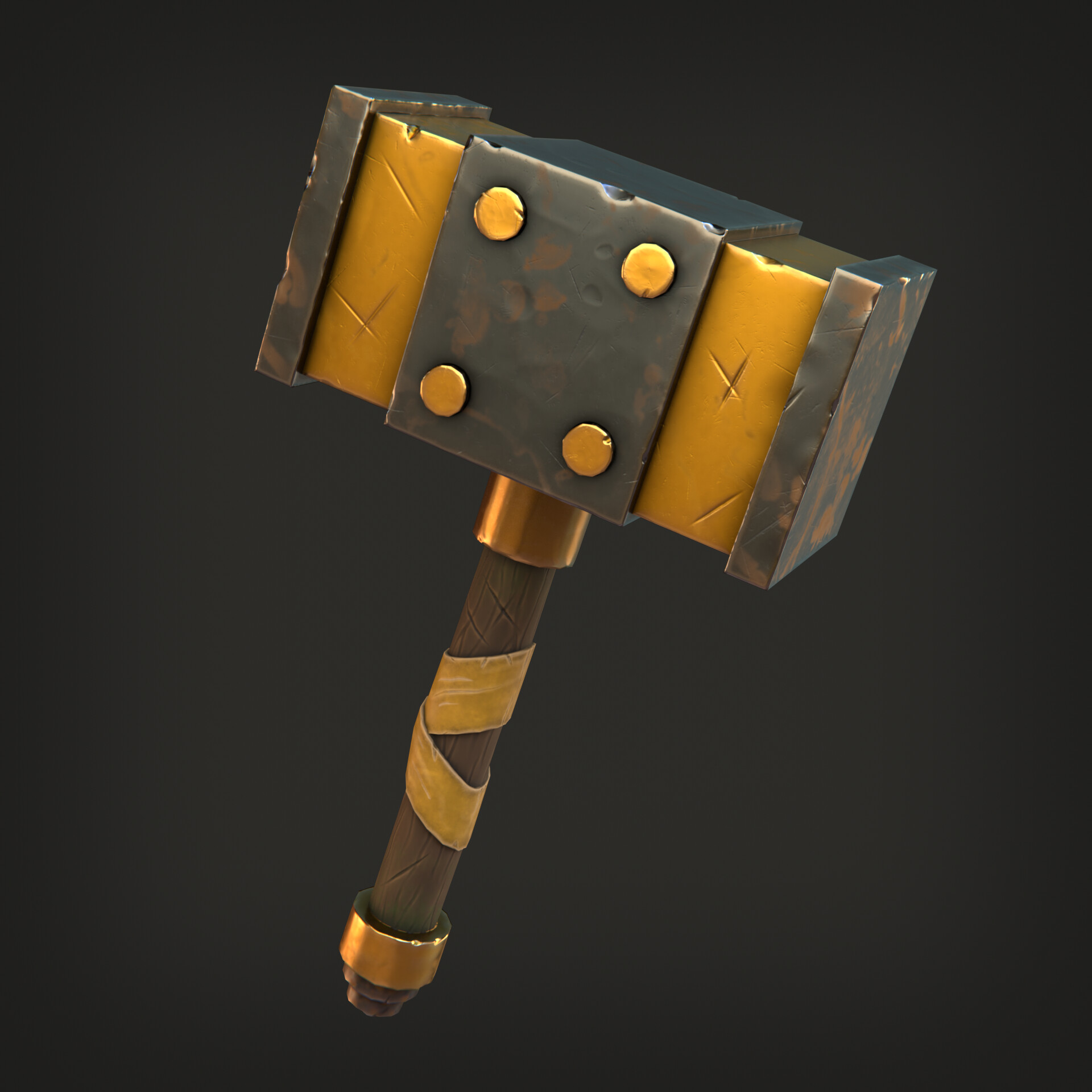 ArtStation - Stylized Hammer