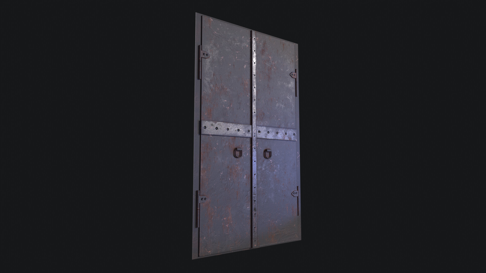 ArtStation - Old rust door