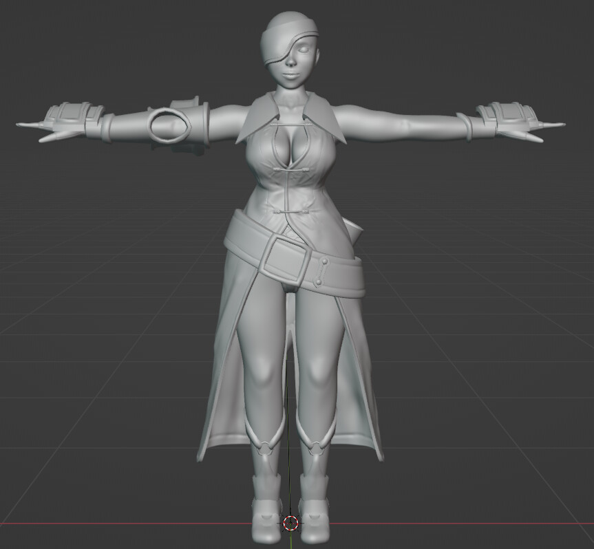ArtStation - Beatrix (FF9) [WIP]