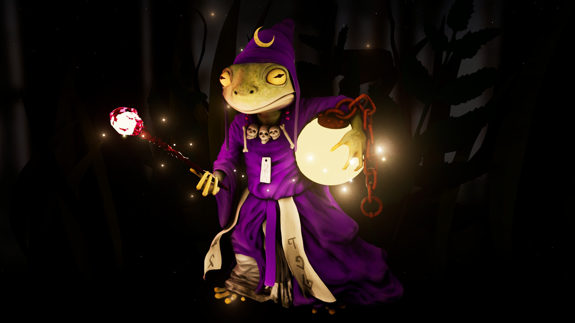 ArtStation - Frog Necromancer